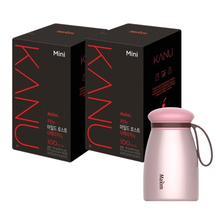 [맥심] 카누 미니 마일드로스트 아메리카노 100t X2 맥심 큐트텀블러 티몬